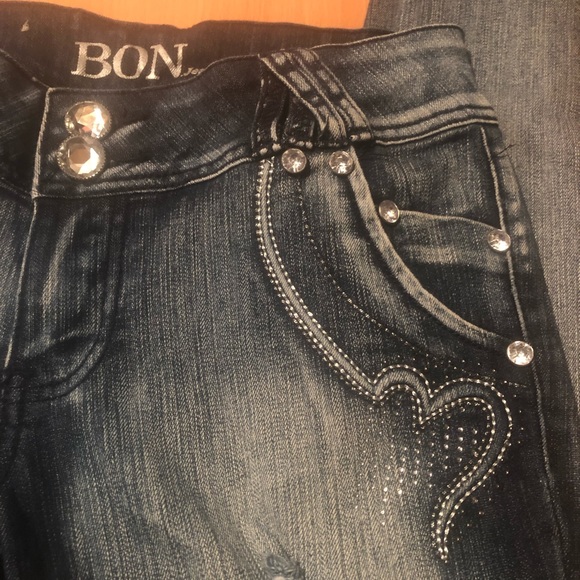 Bon.Jeans | Jeans | Bonjeans Embroidered Pocket | Poshmark